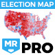 Election Map PRO, After Effects Project Files | VideoHive
