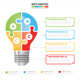 Minimal Lightbulb infographic Design, Infographics | GraphicRiver