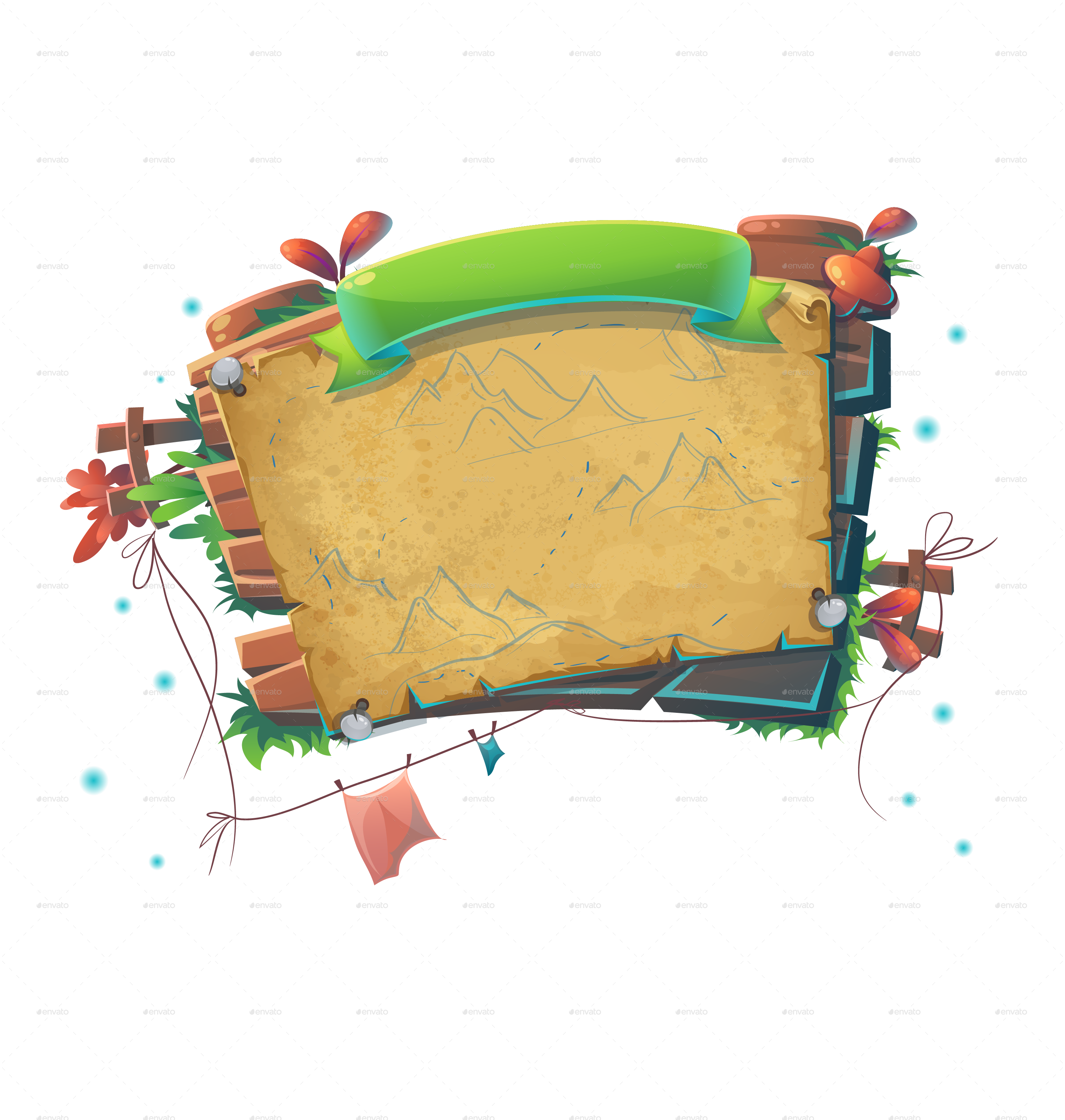 Feed the Fox GUI, Game Assets | GraphicRiver