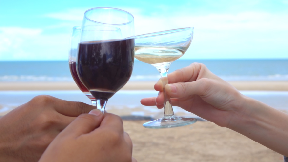 Clink Glasses, Stock Footage | VideoHive