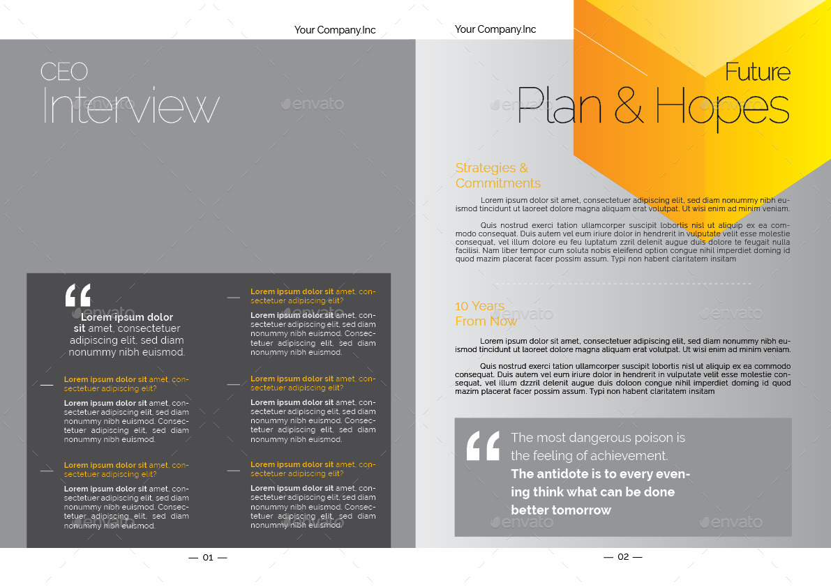 Company Profile, Print Templates | GraphicRiver