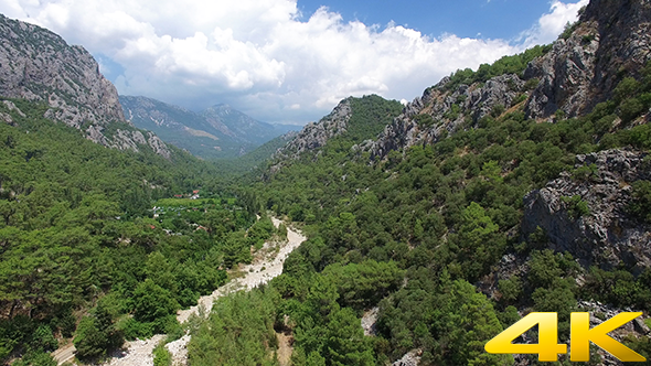Flying Between Mountains, Stock Footage | VideoHive