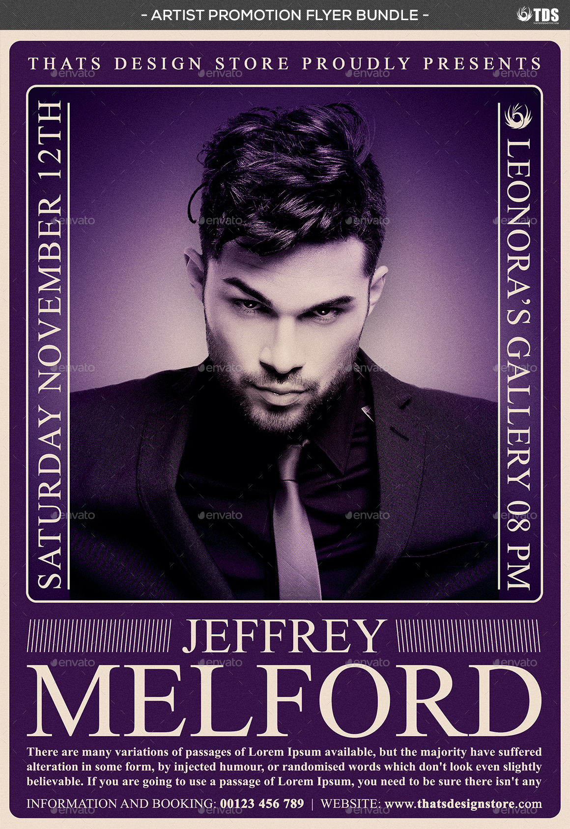 Artist Promotion Flyer Bundle by lou606 | GraphicRiver