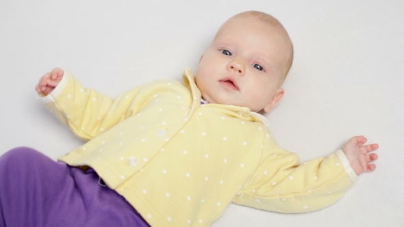 Cute Little Baby Moving, Stock Footage | VideoHive