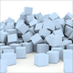 3D scattered cubes, Graphics | GraphicRiver