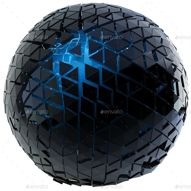 Abstract Shattered Spheres, Graphics | GraphicRiver