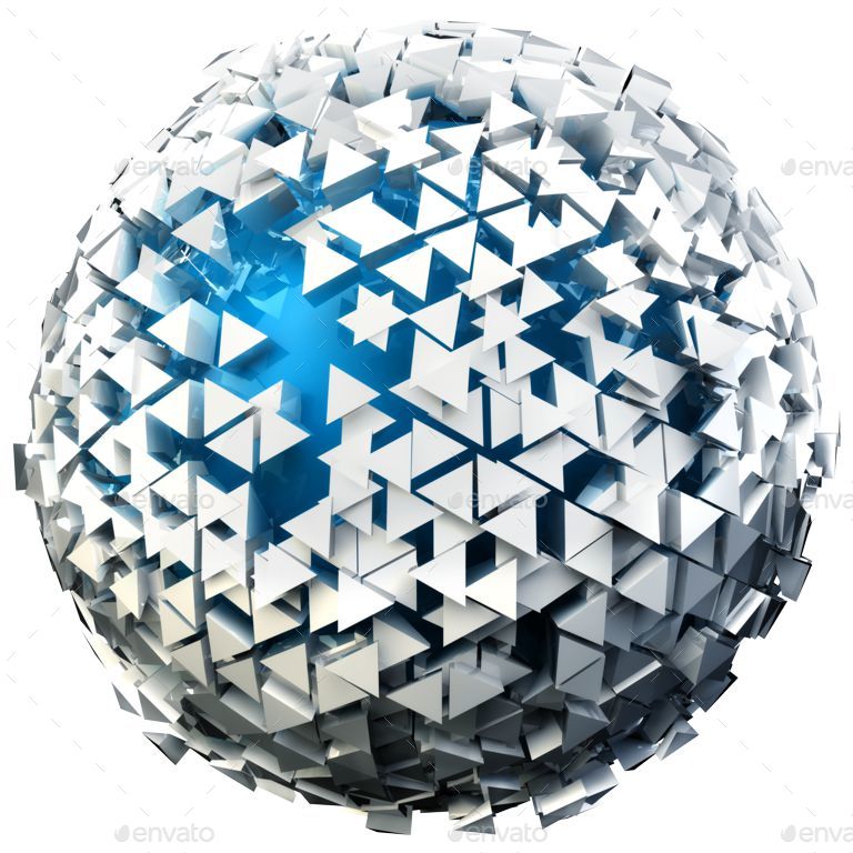 Abstract Shattered Spheres, Graphics | GraphicRiver