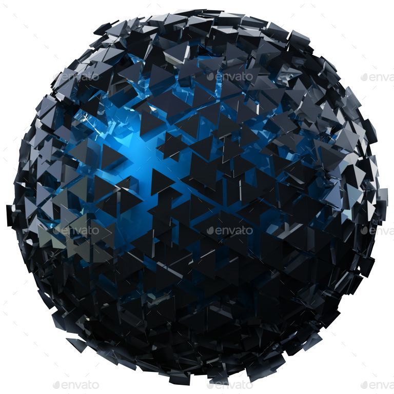 Abstract Shattered Spheres, Graphics | GraphicRiver