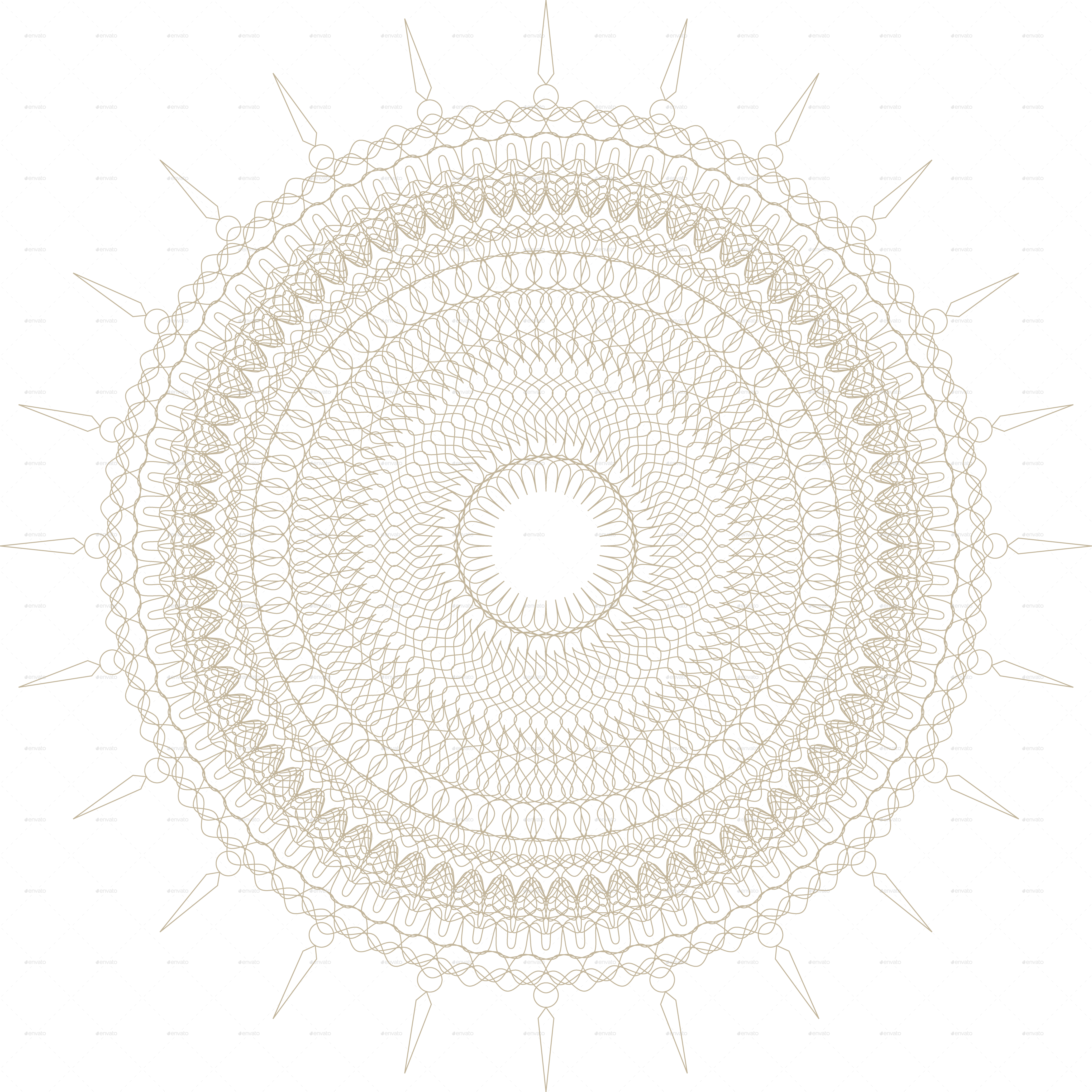 Set of 30 Guilloche, Vectors | GraphicRiver