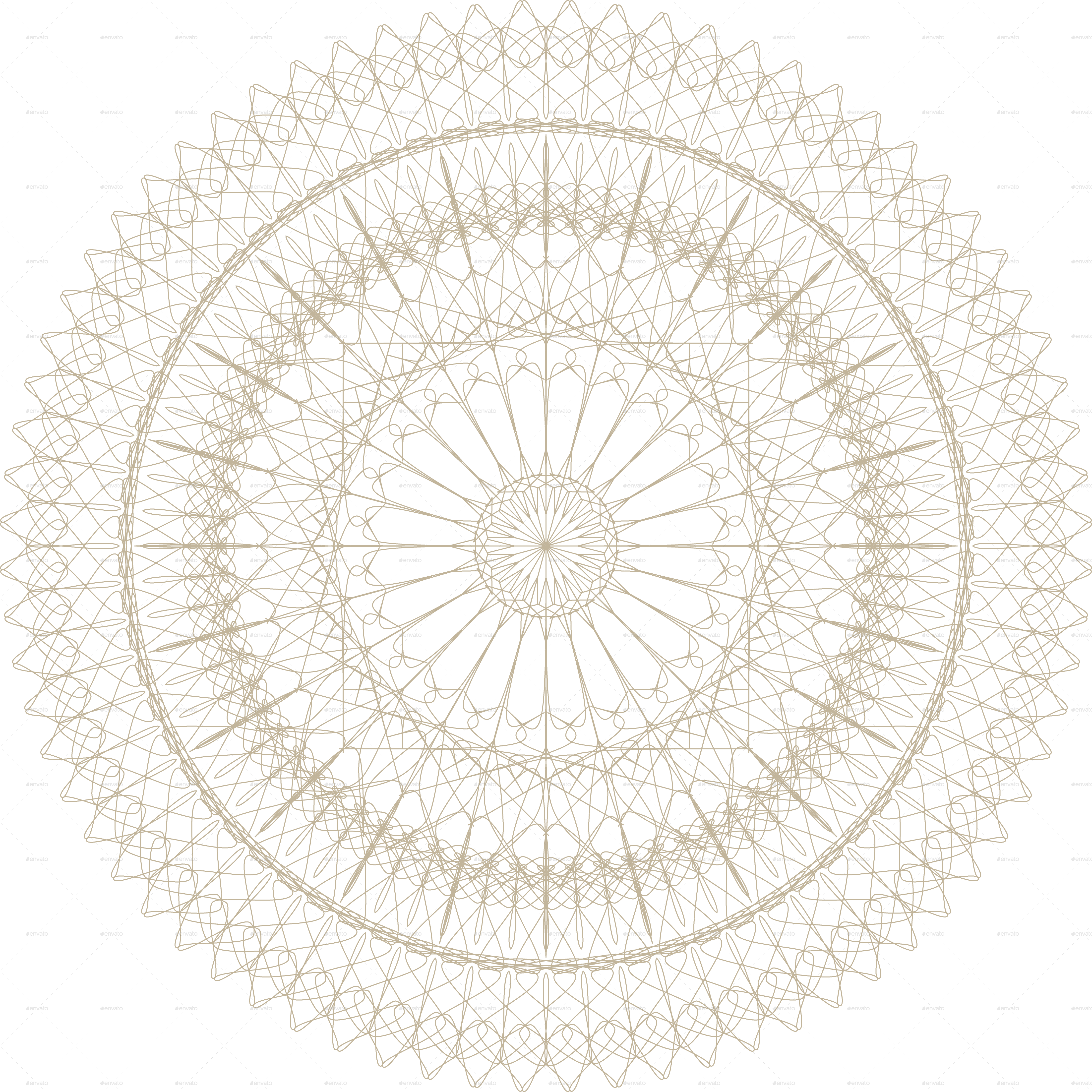 Set of 30 Guilloche, Vectors | GraphicRiver