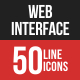 Web Interface Filled Line Icons, Icons | GraphicRiver