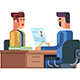 Job Interview Flat Design, Vectors | GraphicRiver