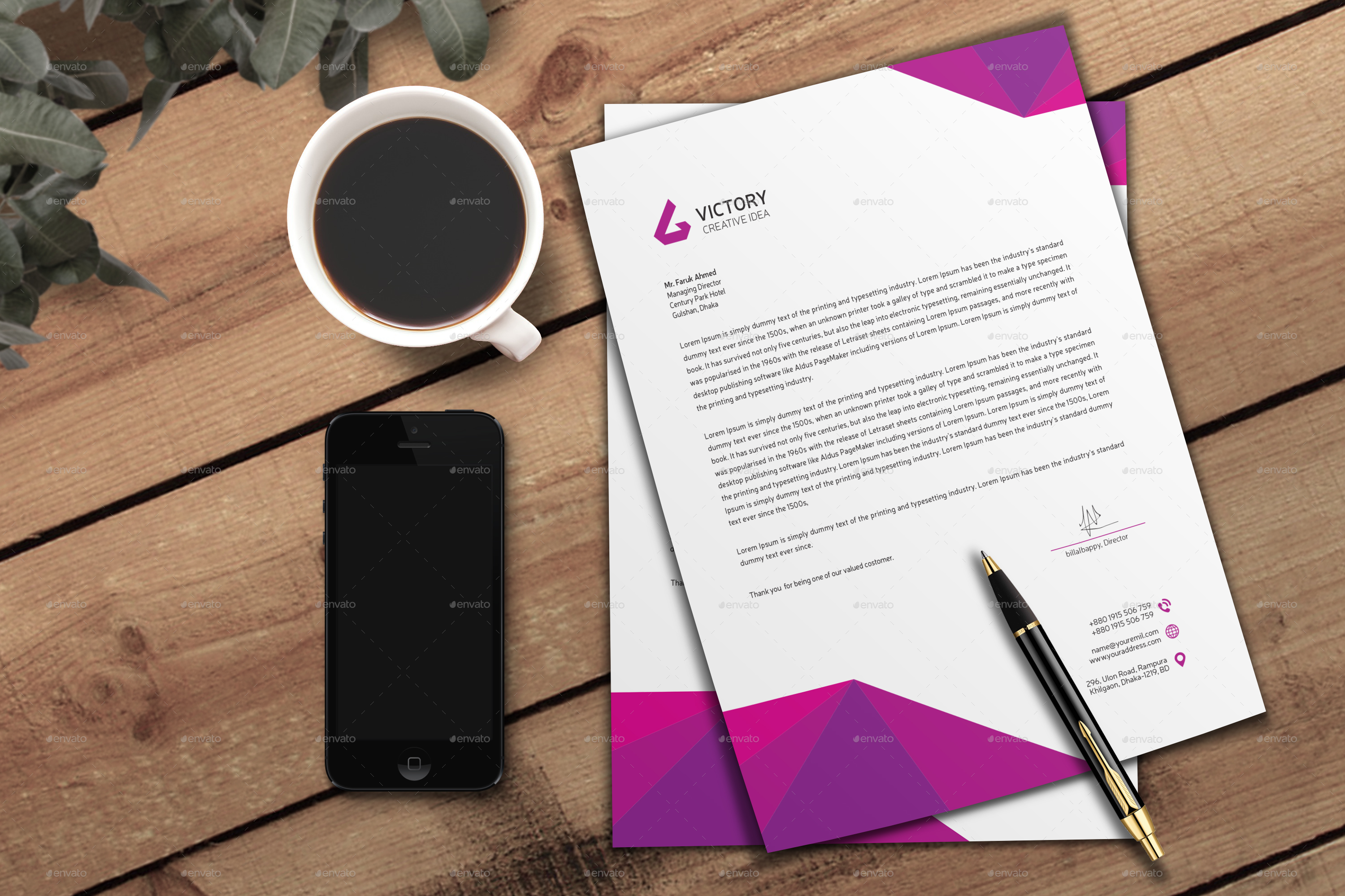 Professional Letterhead, Print Templates | GraphicRiver