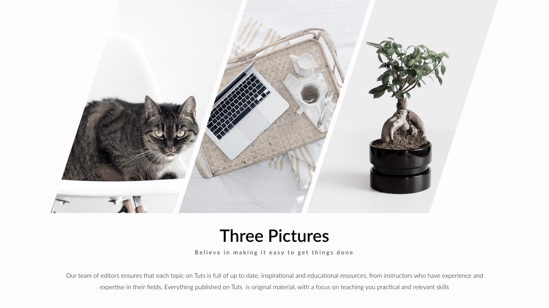 Diagonal - Clean & Creative Keynote Template, Presentation Templates