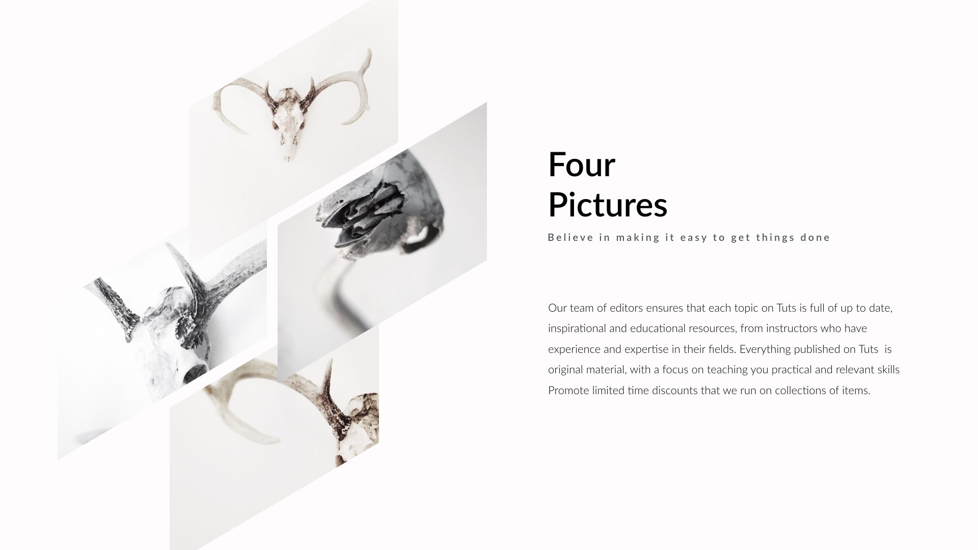 Diagonal - Clean & Creative Keynote Template, Presentation Templates