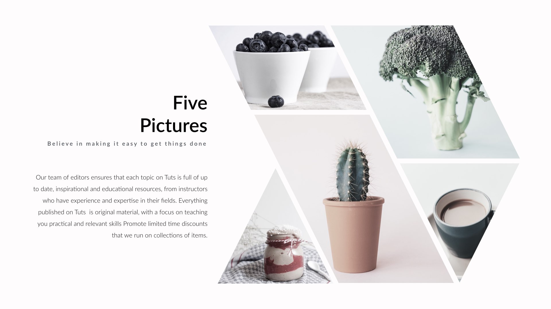 Diagonal - Clean & Creative Keynote Template, Presentation Templates