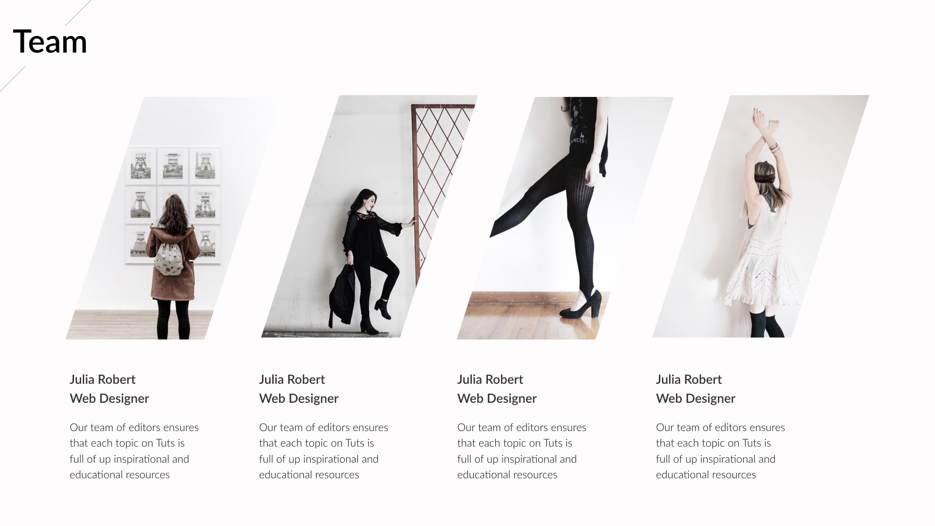 Diagonal - Clean & Creative Keynote Template, Presentation Templates