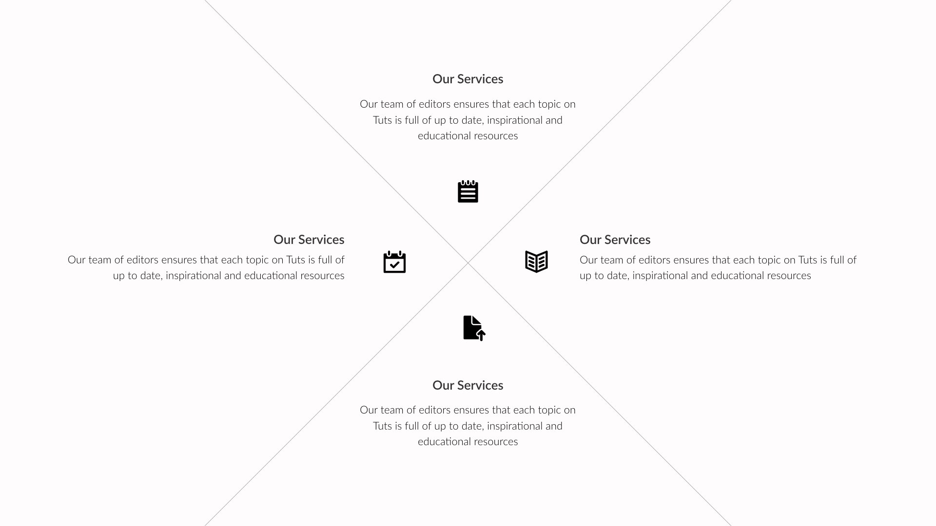 Diagonal - Clean & Creative Keynote Template, Presentation Templates