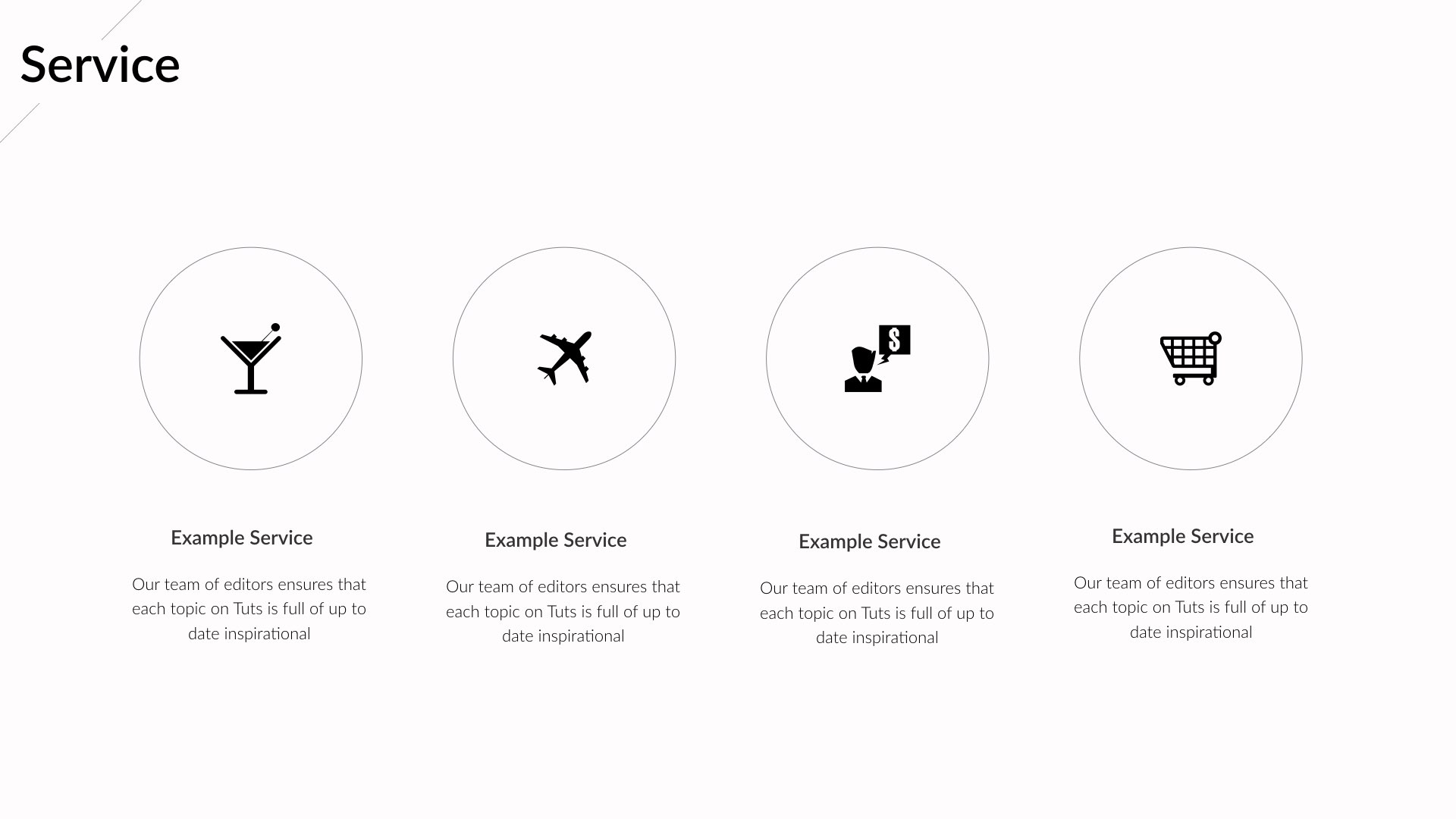 Diagonal - Clean & Creative Keynote Template, Presentation Templates