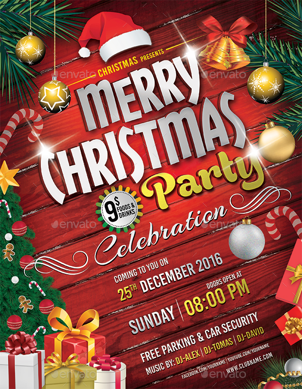 Christmas Flyer, Print Templates | GraphicRiver