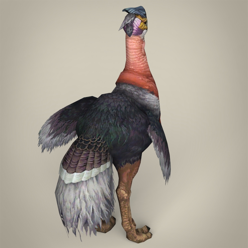 Game Ready Fantasy Ostrich by Gamingarts | 3DOcean