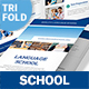 Language School Trifold Brochure, Print Templates | GraphicRiver