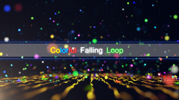 Falling Particles, Motion Graphics | VideoHive
