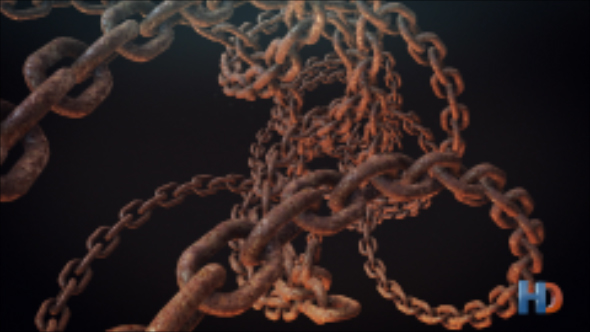 Chain Slow Rotation Loop Background, Motion Graphics | VideoHive