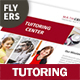 Tutoring Center Flyers 4 Options, Print Templates | GraphicRiver