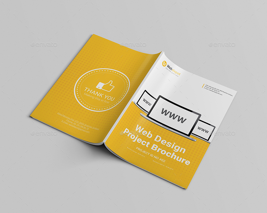 Web Design Brochure, Print Templates | GraphicRiver