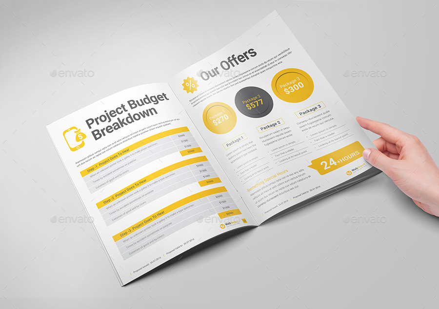 Web Design Brochure, Print Templates | GraphicRiver