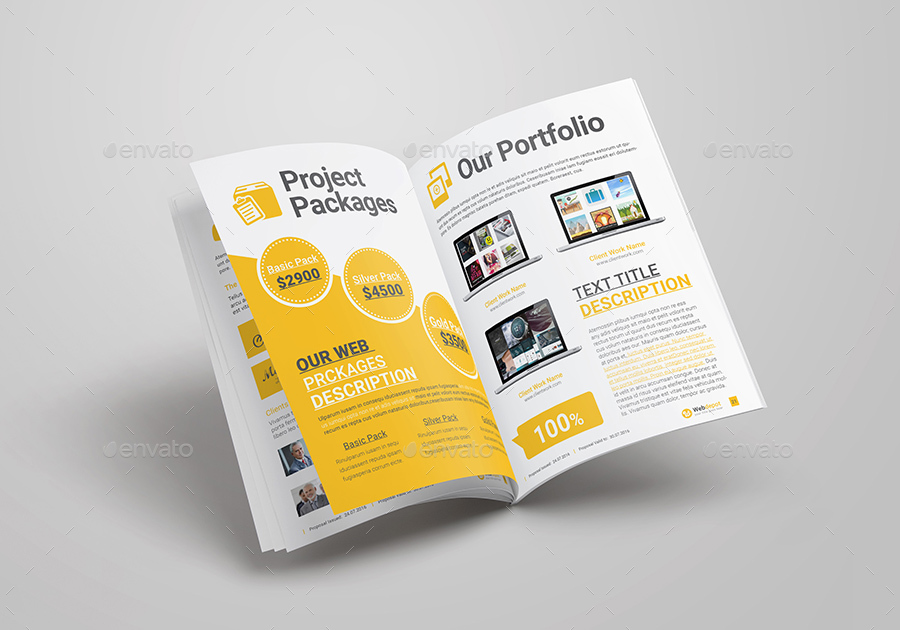 Web Design Brochure, Print Templates | GraphicRiver