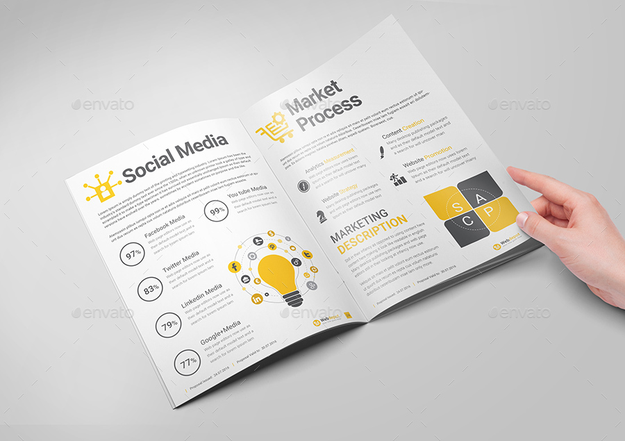 Web Design Brochure, Print Templates | GraphicRiver