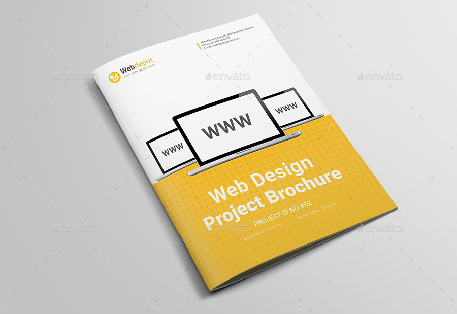 Web Design Brochure, Print Templates | GraphicRiver