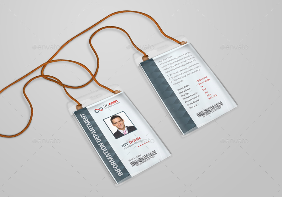 Corporate Executive ID Card, Print Templates | GraphicRiver