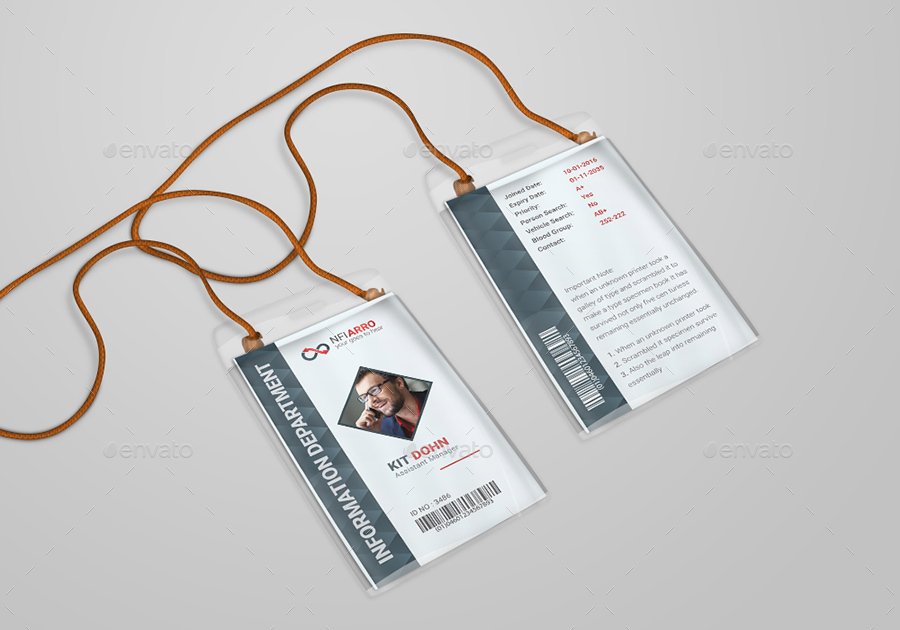 Corporate Executive ID Card, Print Templates | GraphicRiver