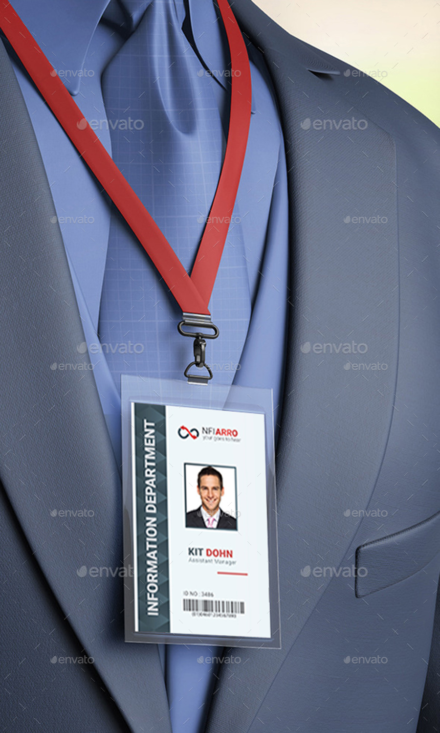Corporate Executive ID Card, Print Templates | GraphicRiver