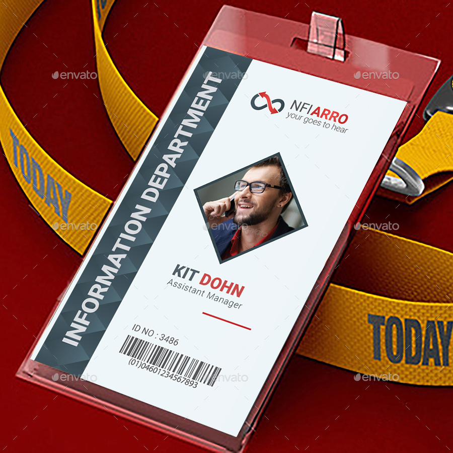 Corporate Executive ID Card, Print Templates | GraphicRiver