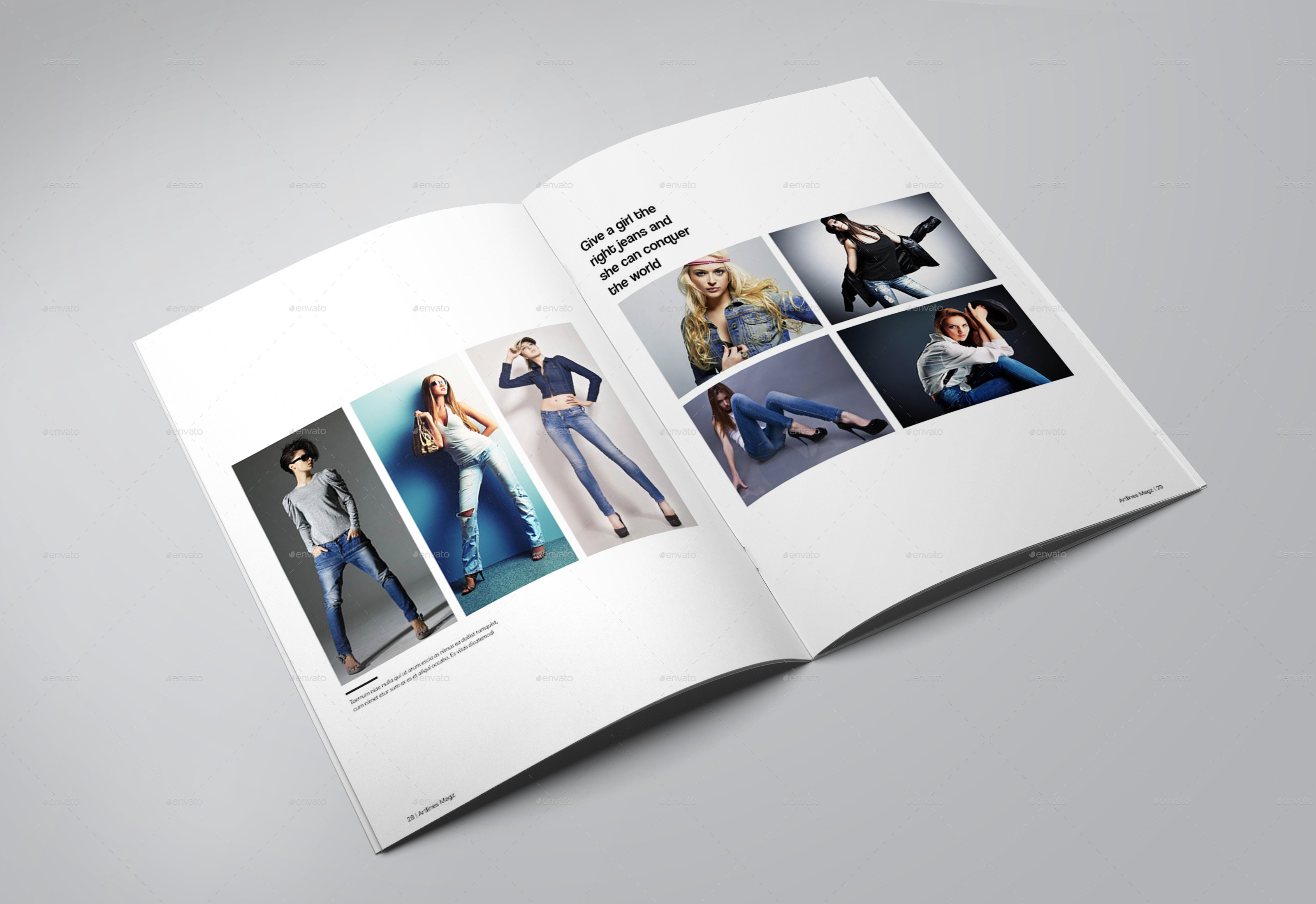 Clean & Simple Magazine Template, Print Templates | GraphicRiver