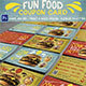 Fun Food Coupon Card, Print Templates | GraphicRiver
