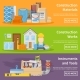 Construction Materials Banners, Vectors | GraphicRiver