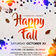 Happy Fall Flyer Template, Print Templates | GraphicRiver