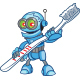 Toothbrush Robot, Vectors | GraphicRiver