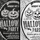 Halloween Party Chalk Flyer, Print Templates | GraphicRiver