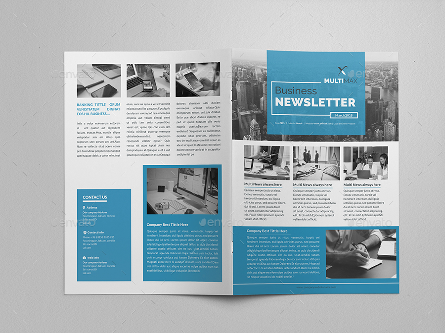 Newsletter, Print Templates | GraphicRiver