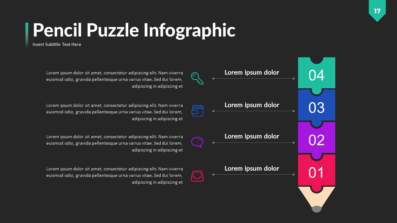 Puzzle Infographic PowerPoint Template, Presentation Templates ...