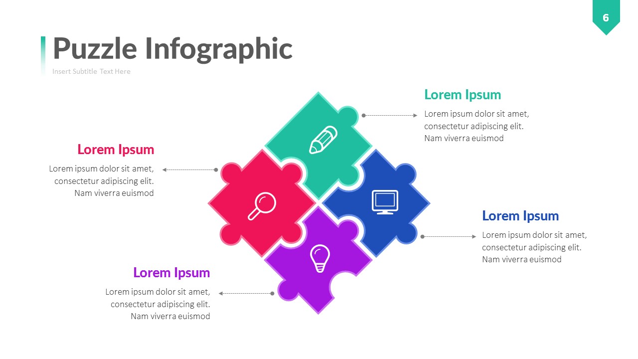Puzzle Infographic PowerPoint Template by RRgraph | GraphicRiver
