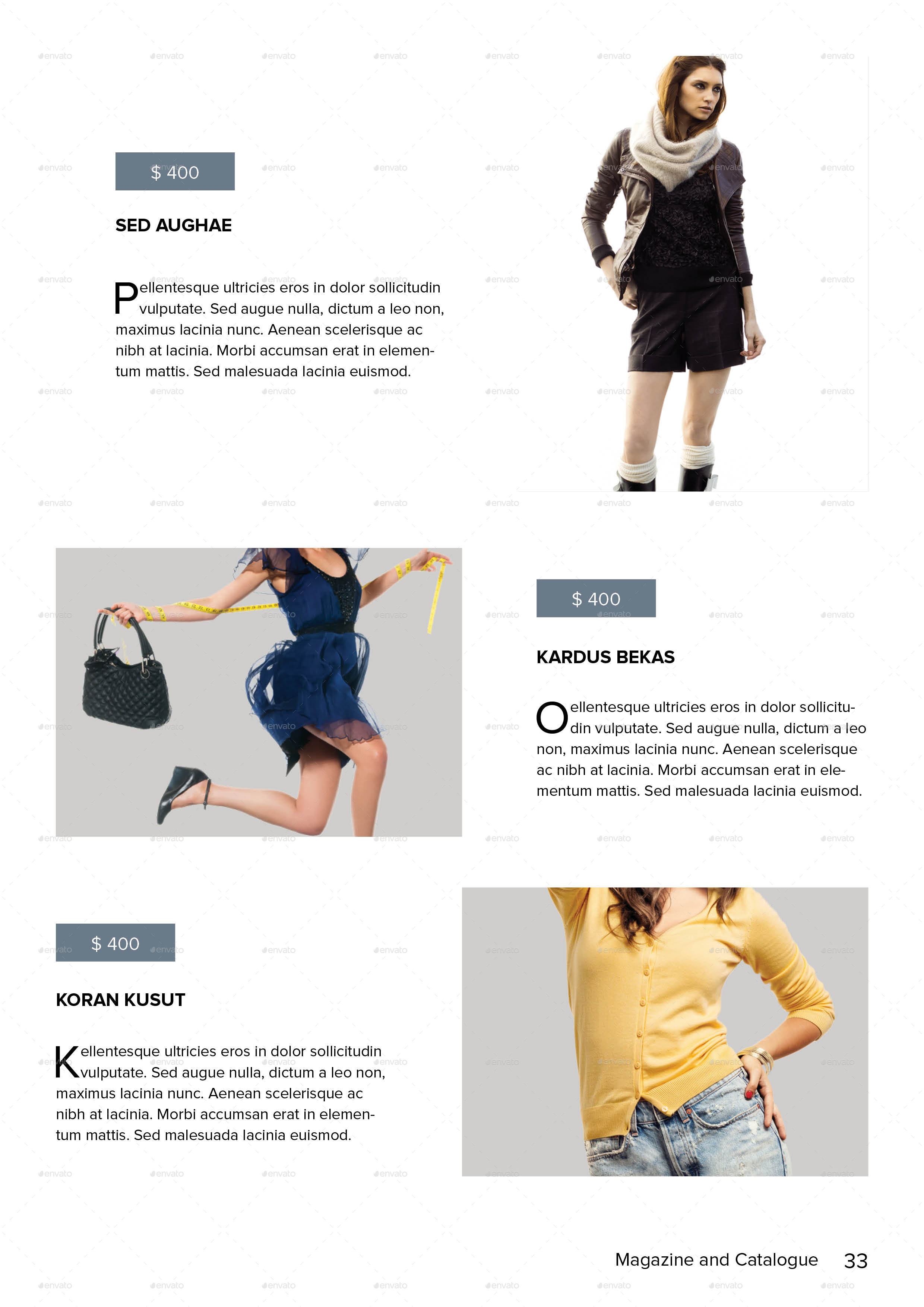 Fashion Catalogue & Magazine, Print Templates | GraphicRiver