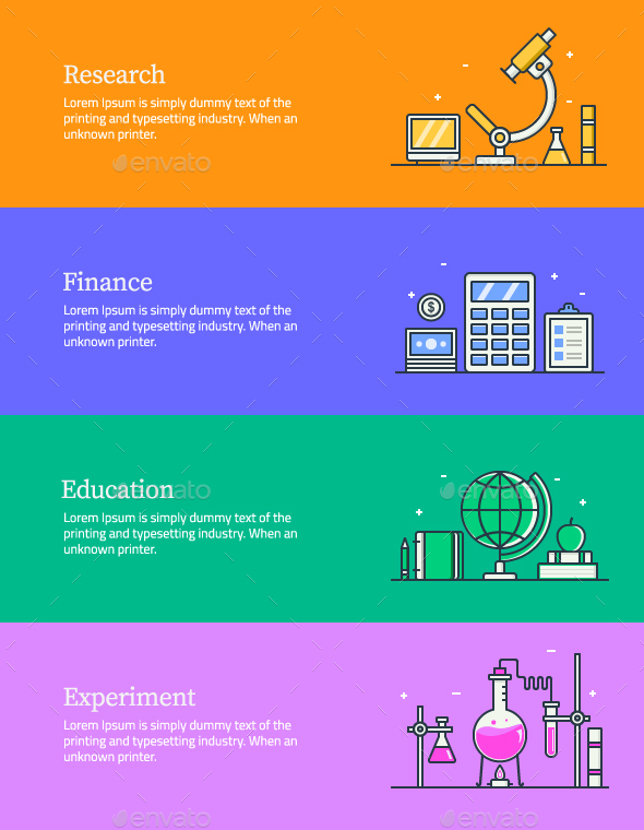 Multipurpose Banners Set 2 by Sammby | GraphicRiver