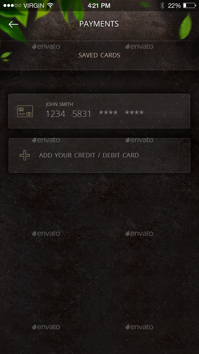 Sushi Shop Restaurant – App design, Web Elements | GraphicRiver